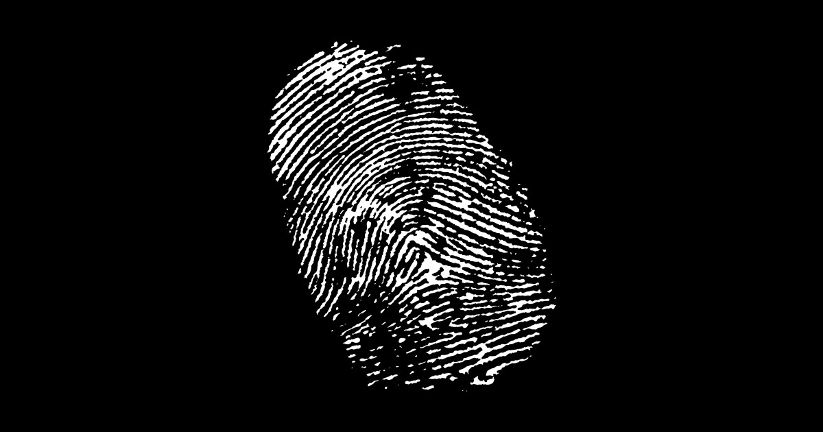 Fingerprint - Fingerprint - Sticker | TeePublic