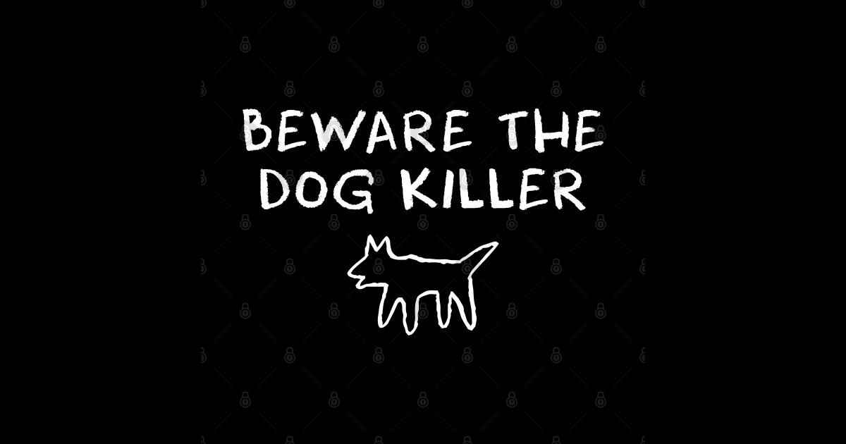 Beware the Dog Killer - Under The Silver Lake - Sticker | TeePublic