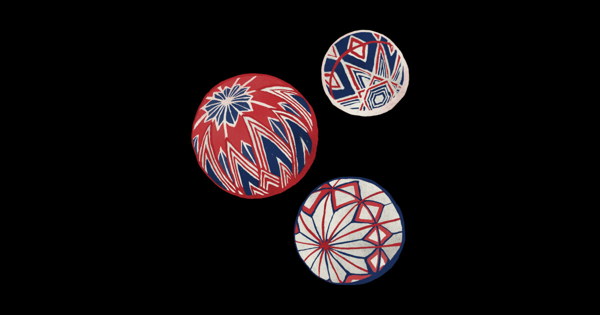 Temari (Japanese Handball) - Japanese Folk Craft - Sticker | TeePublic