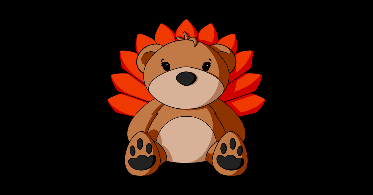 Turkey Teddy Bear - Turkey - Sticker | TeePublic