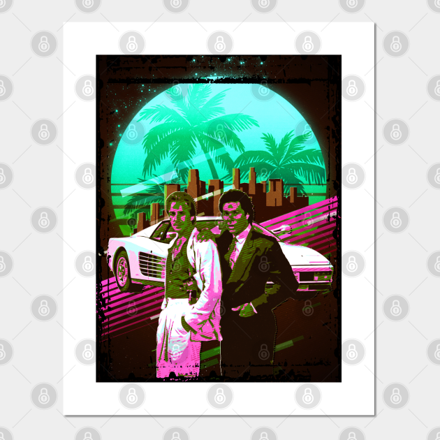 Miami vice retro - Miami Vice - Posters and Art Prints | TeePublic