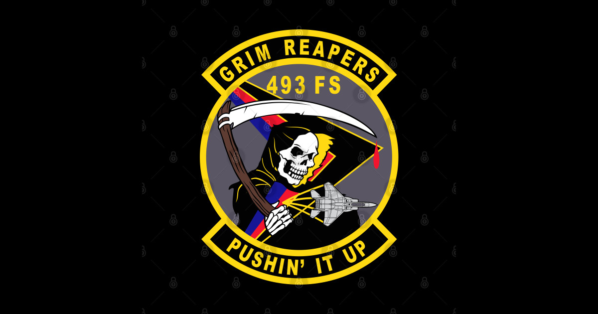 493rd Fighter Squadron - 493rd Fighter Squadron - Sticker | TeePublic