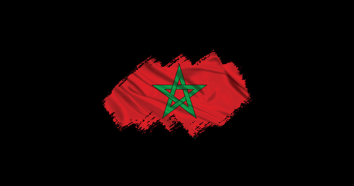 Moroccan Flag - Morocco Flag - Sticker | TeePublic