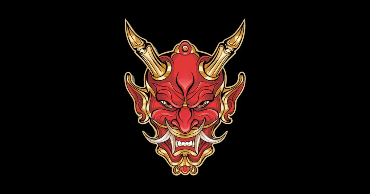 Noh - Oni - Noh - Sticker | TeePublic