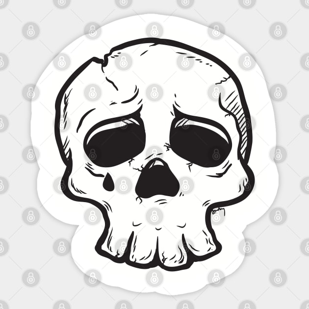 sad skull