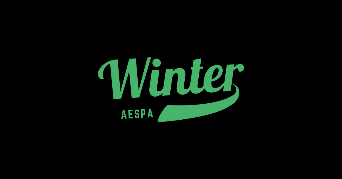 Winter Aespa Baseball - Aespa - Sticker | TeePublic