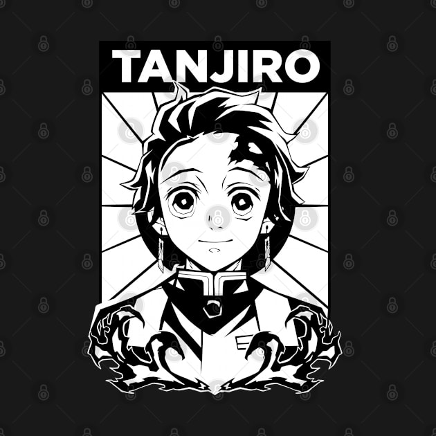 Tanjiro fanart - Tanjiro - T-Shirt | TeePublic