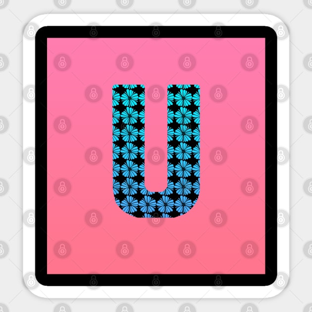 pretty letter u