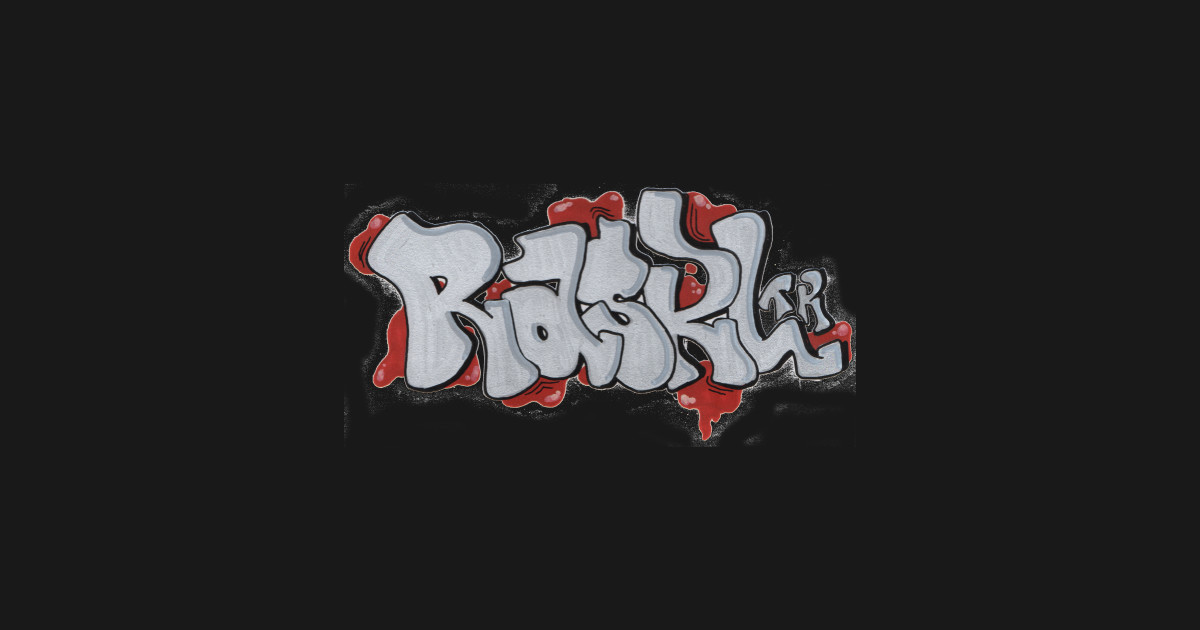 Ruby Splash Silver Graffiti Design - Graffiti Style - T-Shirt | TeePublic
