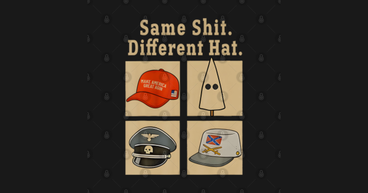 Same Different Hat Art For - Funny Design - T-Shirt | TeePublic
