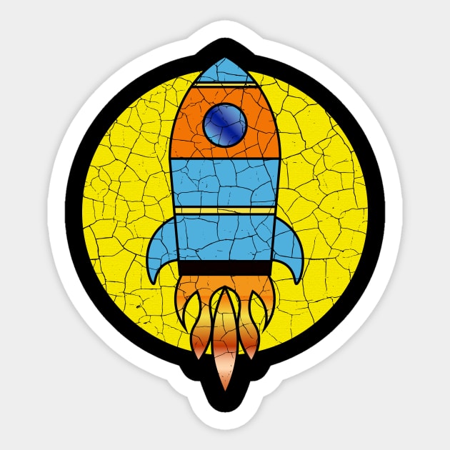 Rocket Ship - Rocket - Sticker | TeePublic
