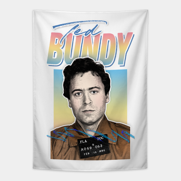 Ted Bundy Mugshot / Retro Aesthetic 80s Style Design - Ted Bundy ...