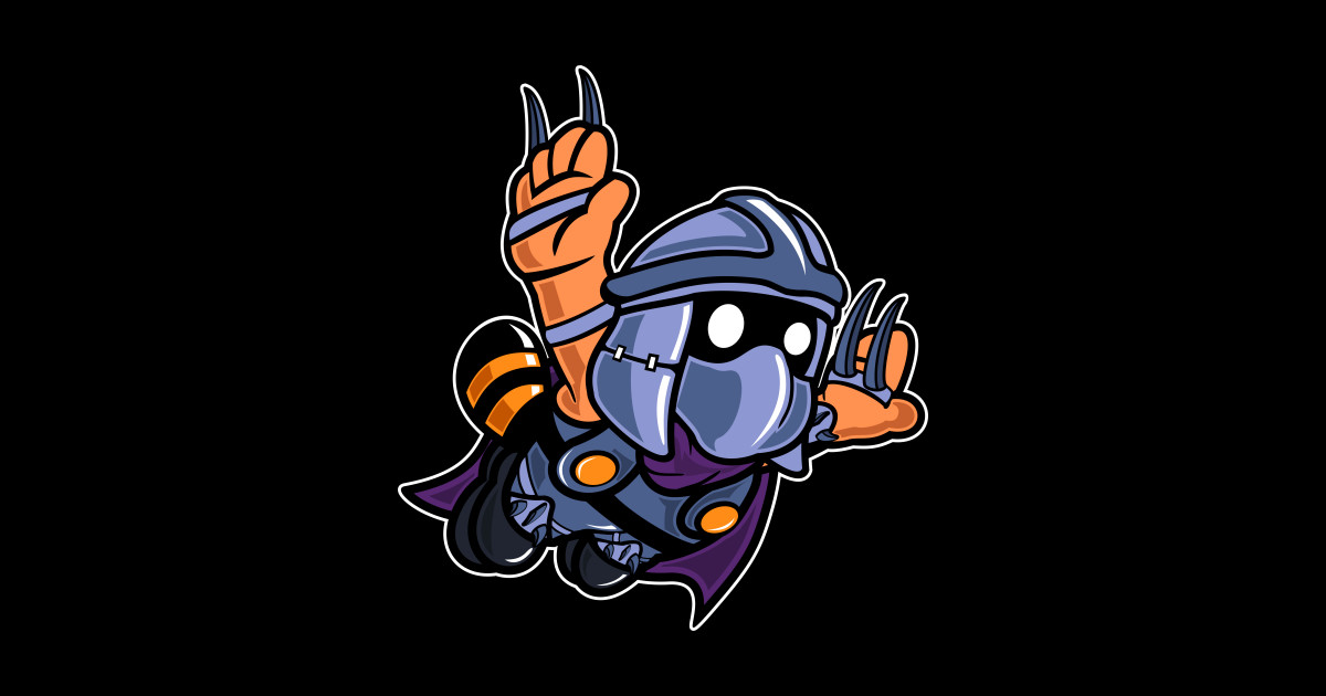 Super Shredder Bro Chibi Art Style //// The Ninja Mutant Tshirt ...