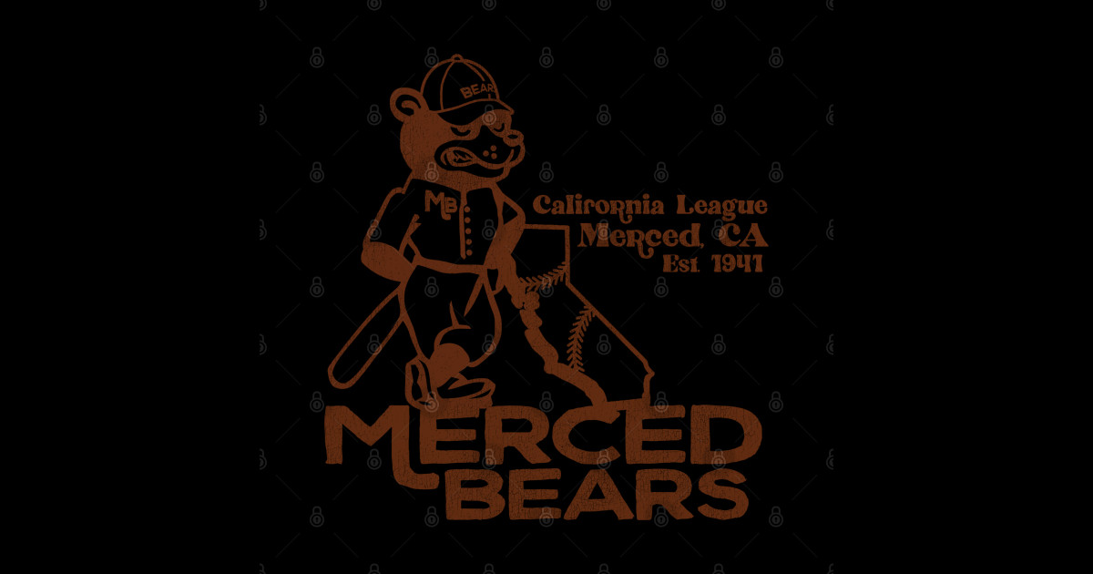 Defunct Merced Bears Baseball Team - Baseball - Sticker | TeePublic