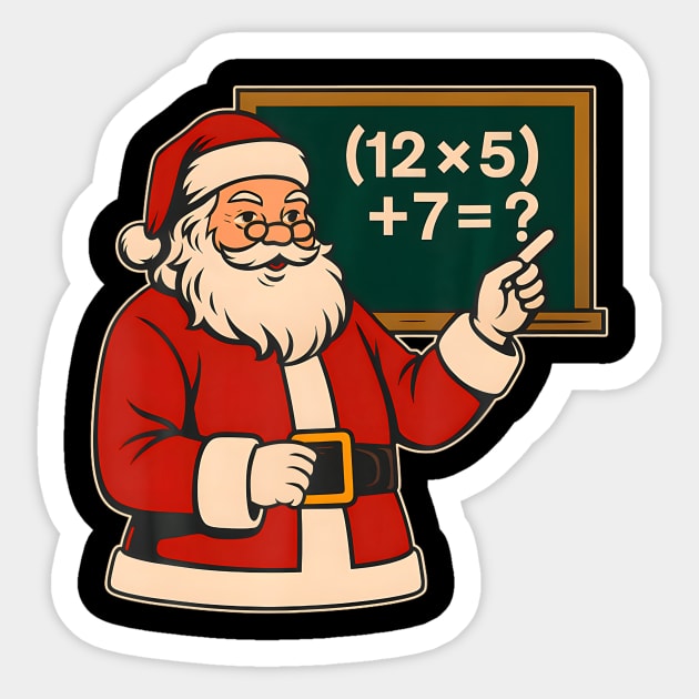 67 Teacher Santa Six Seven Brainrot Math Joke - Teacher Christmas Meme ...