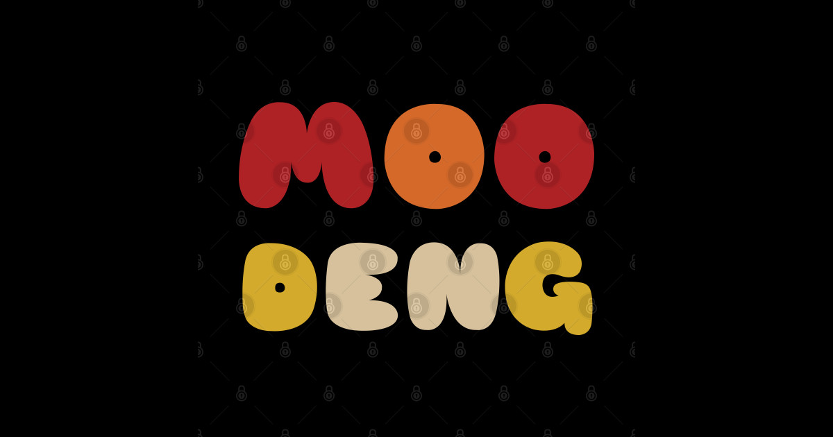 Moo Deng - Moo Deng - Sticker | TeePublic