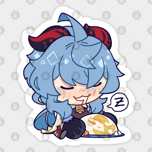 Genshin Impact Ganyu - Genshin Impact - Sticker | TeePublic