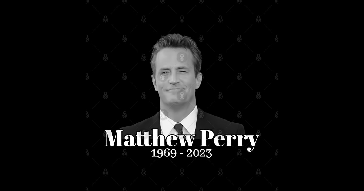 Matthew Perry Rest In Peace RIP Love - Matthew Perry - Sticker | TeePublic