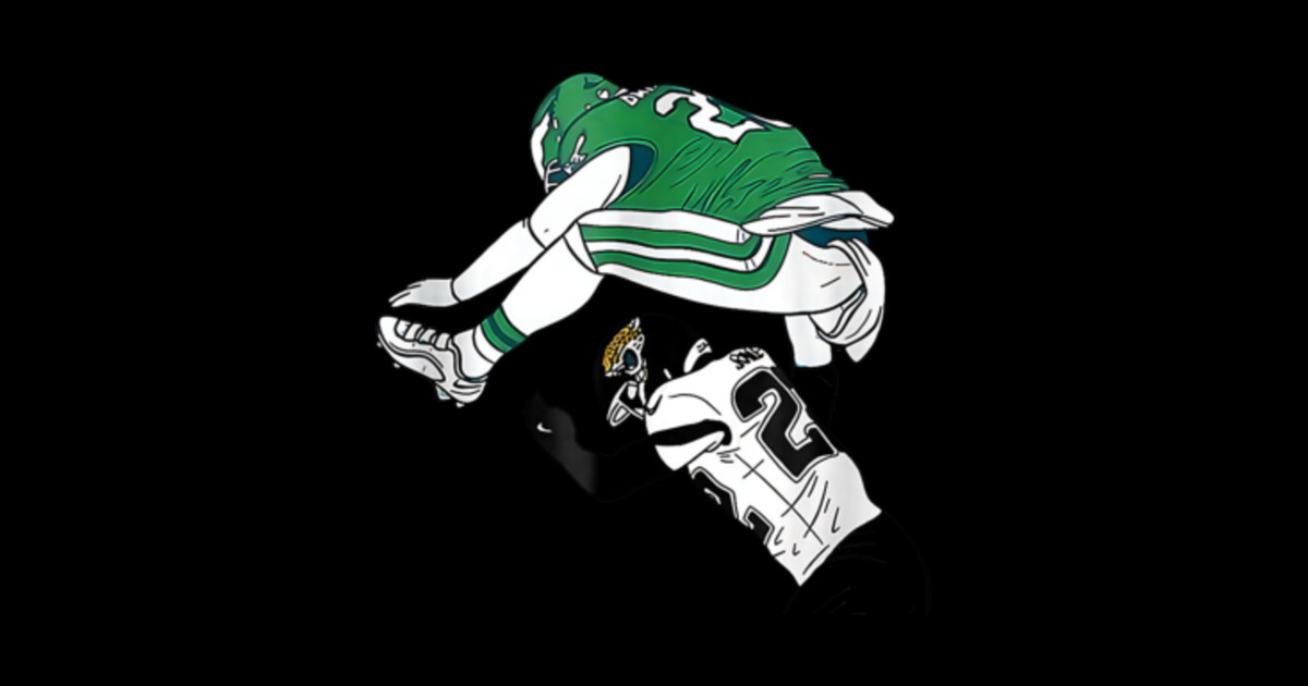 Saquon Barkley Backwards Hurdle T-Shirt - Nfl - Sticker | TeePublic