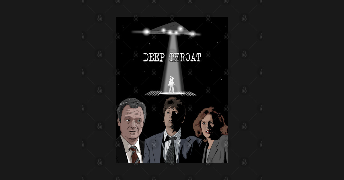The X-Files s1e2 Deep Throat poster - The X Files - T-Shirt | TeePublic