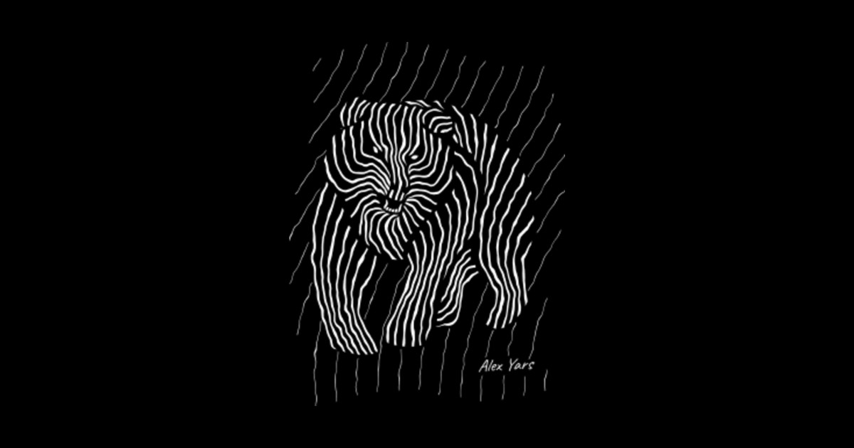 parametric bear - Bear - Sticker | TeePublic