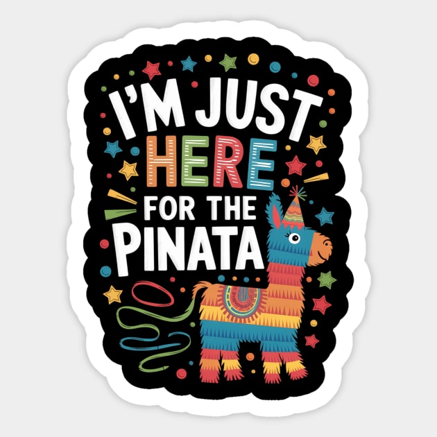 Funny Pinata Mexican Party - Funny Pinata Mexican Party - Sticker ...
