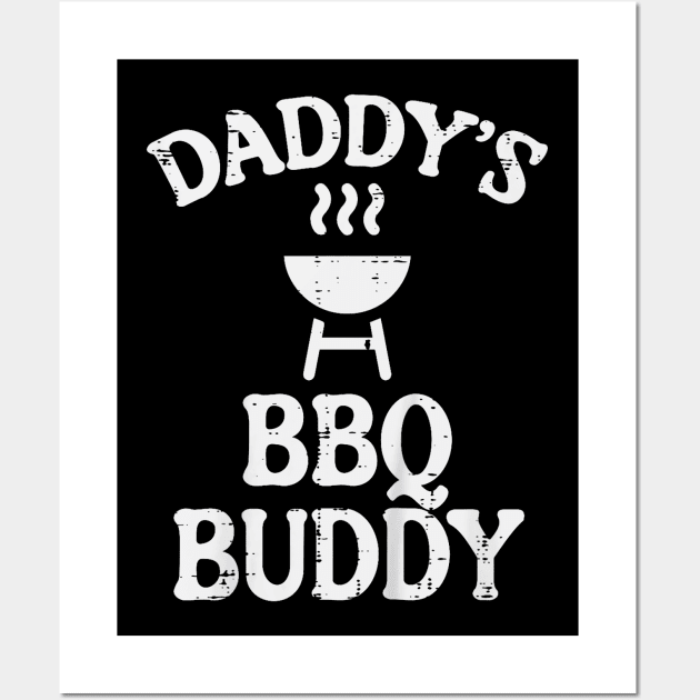 Daddys Bbq Buddy Cute Barbecue Family Match Boys Girls Kids - Daddys ...