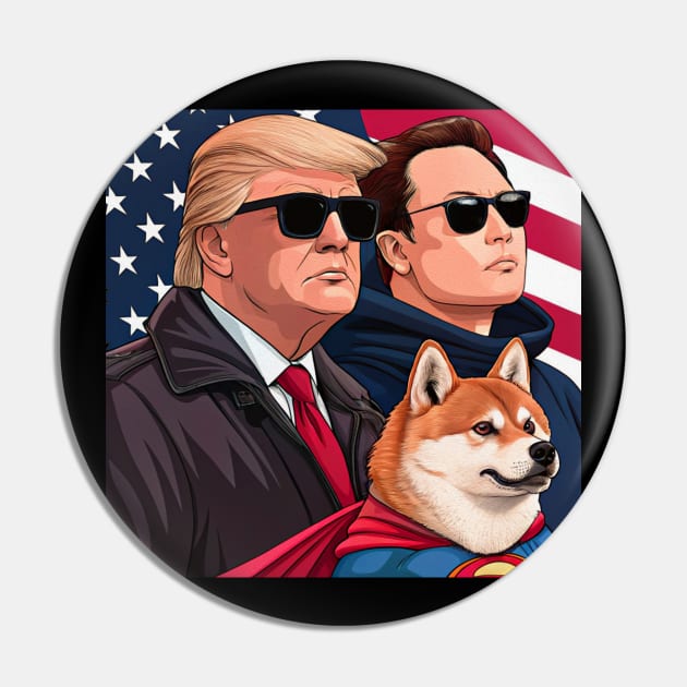 DOGE Donald Trump Elon Musk Shiba Inu - Doge Department Of Government ...
