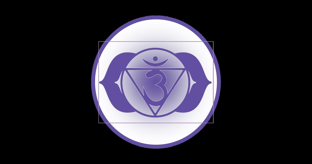 Open up your Third-Eye Chakra- Dark Red - Third Eye - Sticker | TeePublic