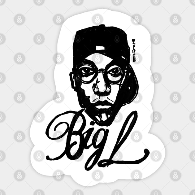 Big L RIP - Big L Rapper - Sticker | TeePublic