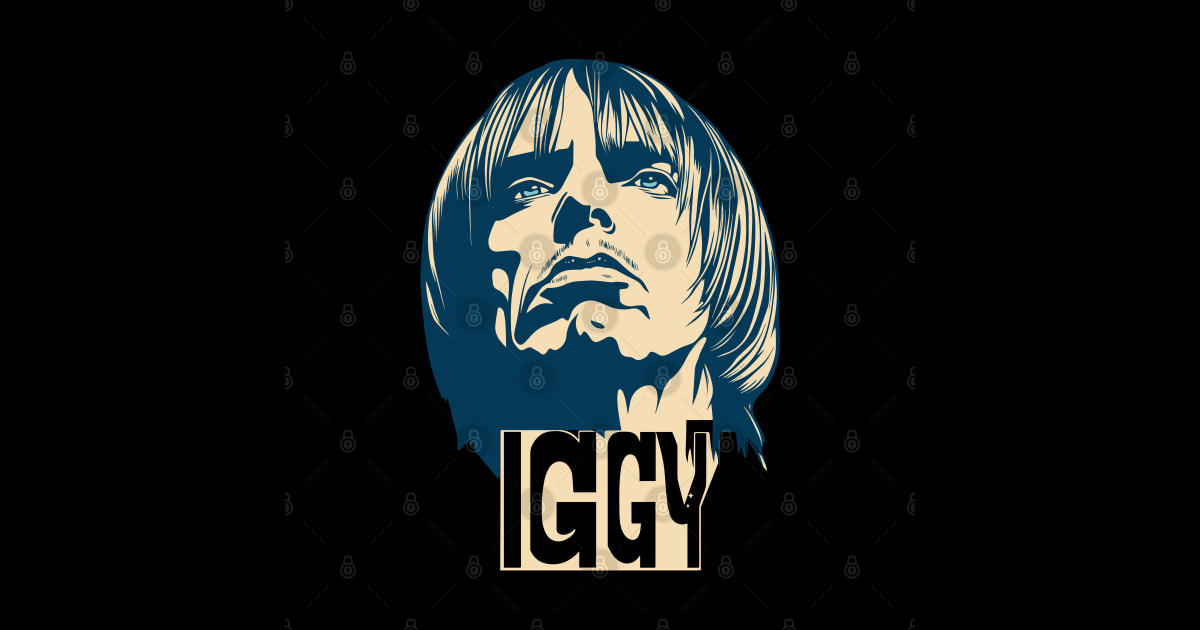 Iggy: The Godfather of Punk - Iggy Pop - Sticker | TeePublic