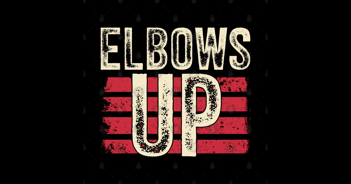 Elbows Up Canada - Elbows Up - Sticker | TeePublic