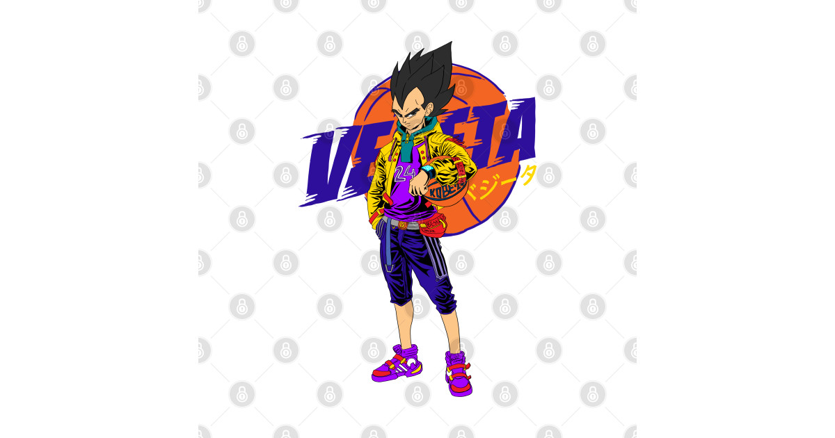 Vegeta Basketball - Vegeta - T-Shirt | TeePublic