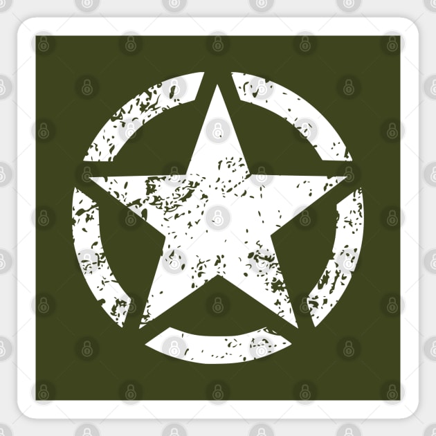 Invasion Star Badge - United States Army - Sticker | TeePublic