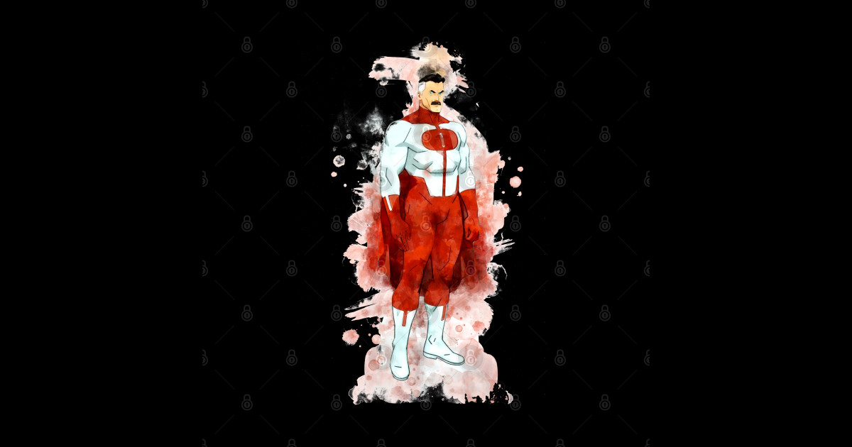 Invincible - Omni-Man *watercolor* - Omni - Sticker | TeePublic