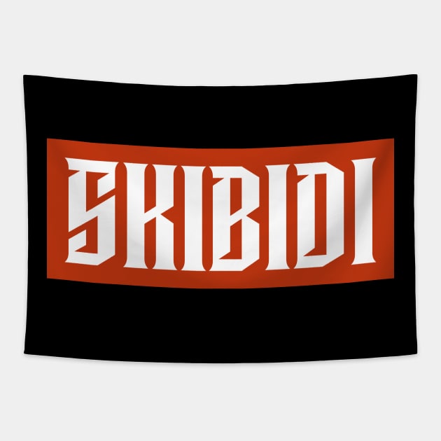 SKIBIDI Gen Alpha Slang Funny Viral Design - Skibidi - Tapestry | TeePublic