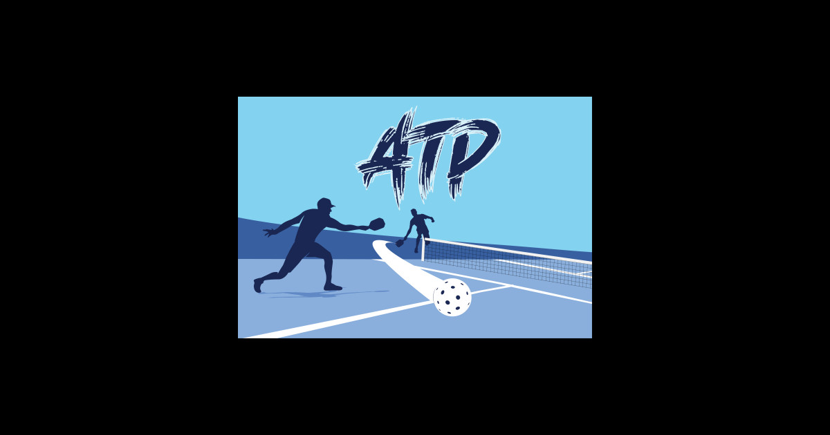 PickleBall - ATP - Pickleball - Sticker | TeePublic