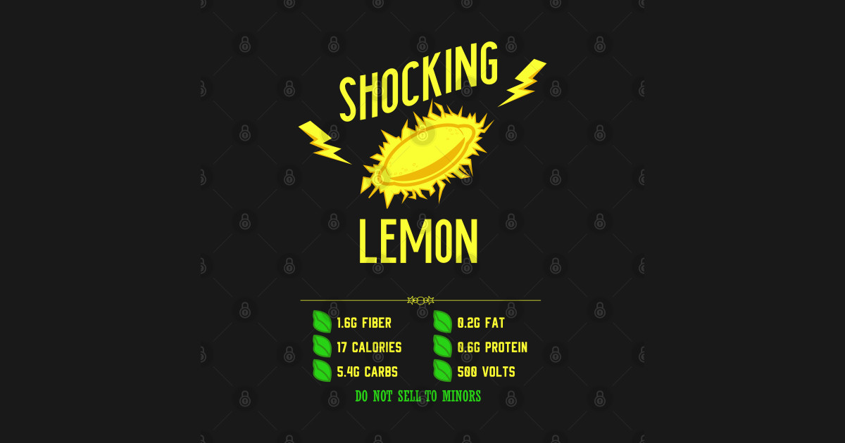 Shocking Lemon v2 - Shocking Lemon - T-Shirt | TeePublic