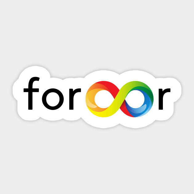Forever - Infinity Symbol - Infinity Symbol - Sticker | TeePublic