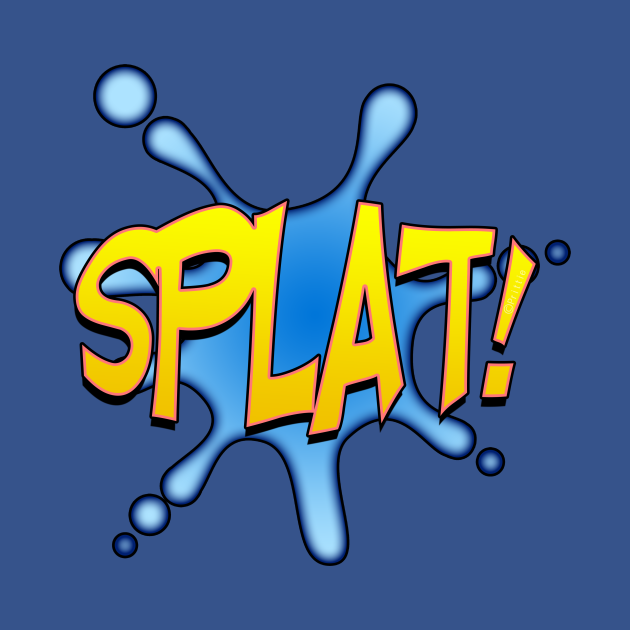 Splat Comic Book Emoji - Emoji - T-Shirt | TeePublic