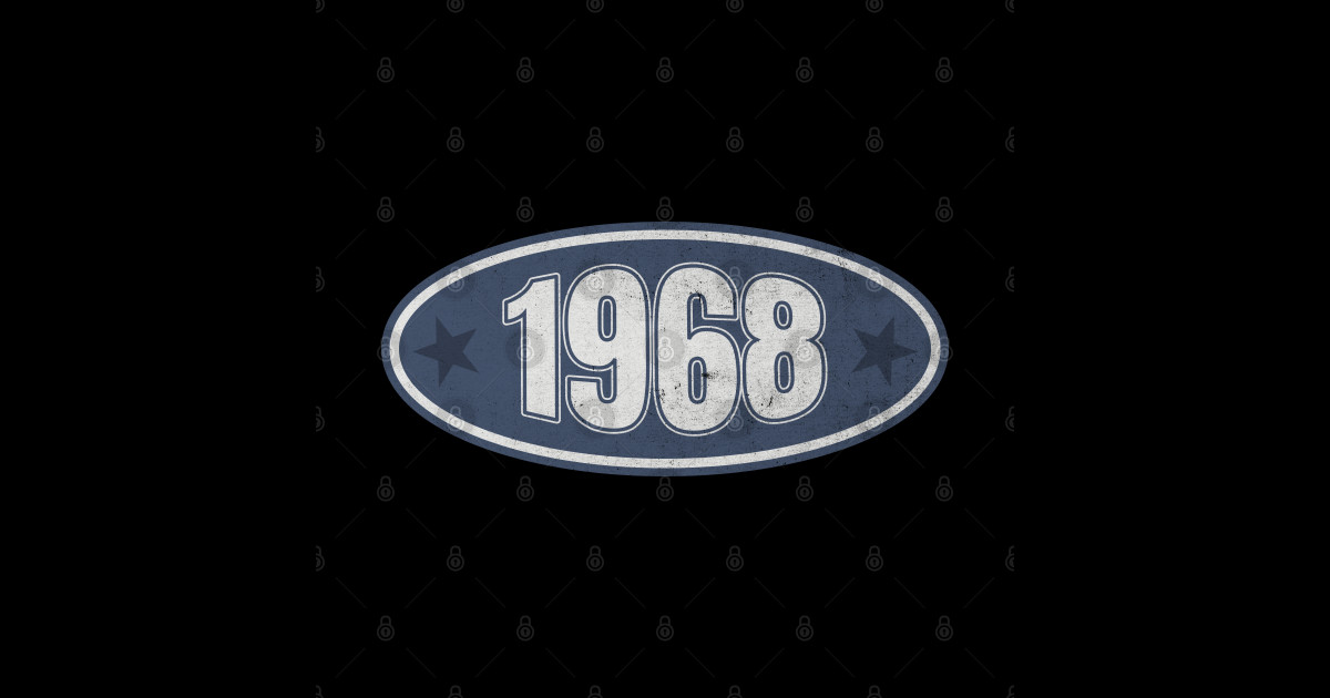 1968 - 1968 - Sticker | TeePublic