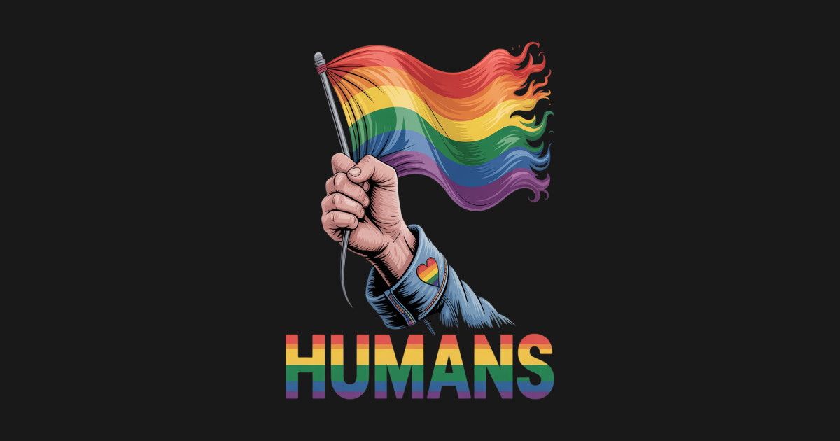 Pride Flag LGBTQ Humans Lesbian Gay Bisexual Transgender - Pride Flag ...