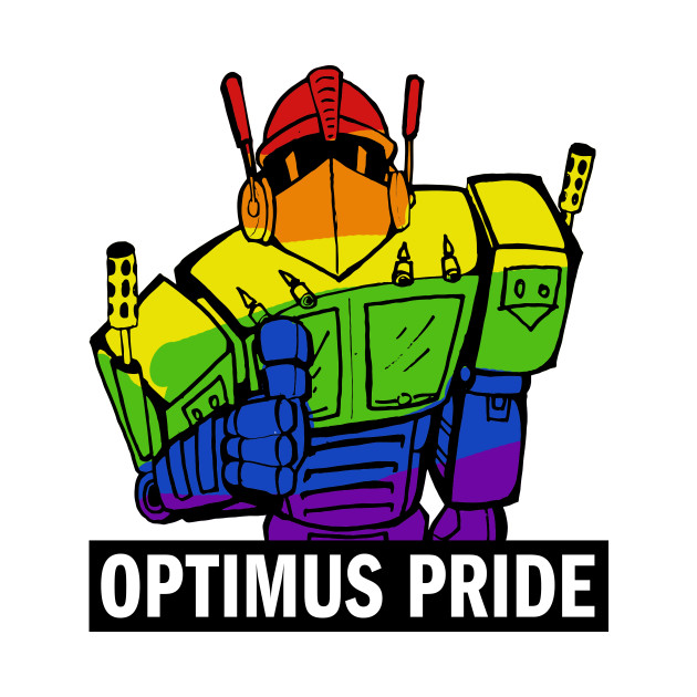 Optimus Pride - Lesbian - T-Shirt | TeePublic