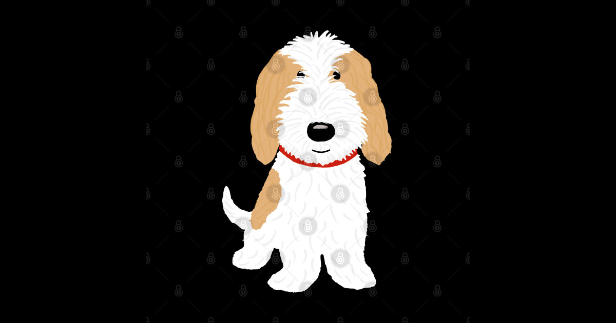 Cute Cartoon Dog | Petit Basset Griffon Vendeen | PBGV - Dog - Sticker ...