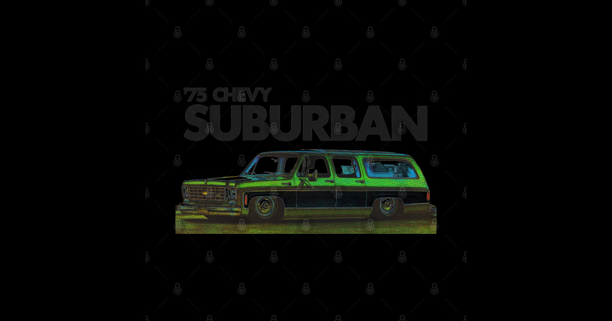 chevy suburban - Chevy - Sticker | TeePublic