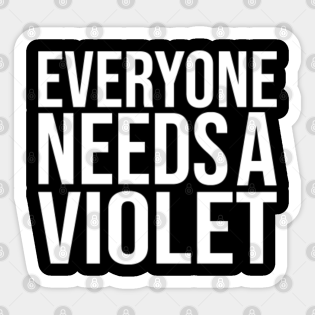 Violet Name - Violet Name - Sticker | TeePublic