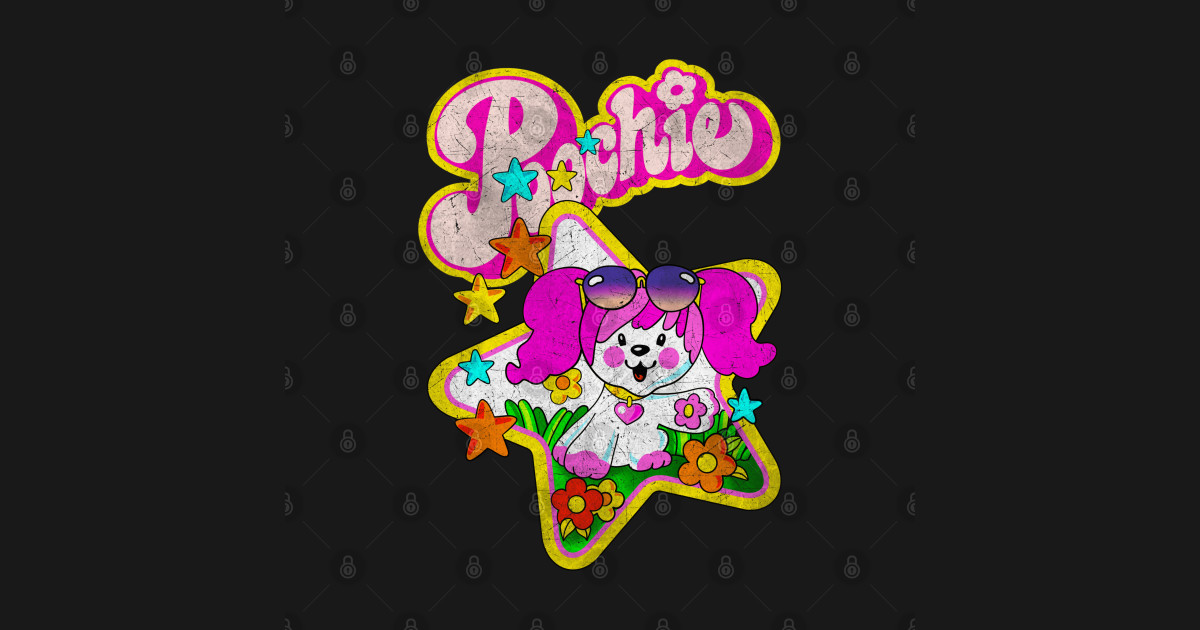 Poochie Star Distressed - Poochie - T-Shirt | TeePublic