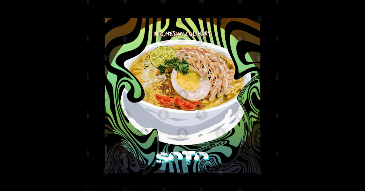 Soto Indonesia - Food - Sticker | TeePublic