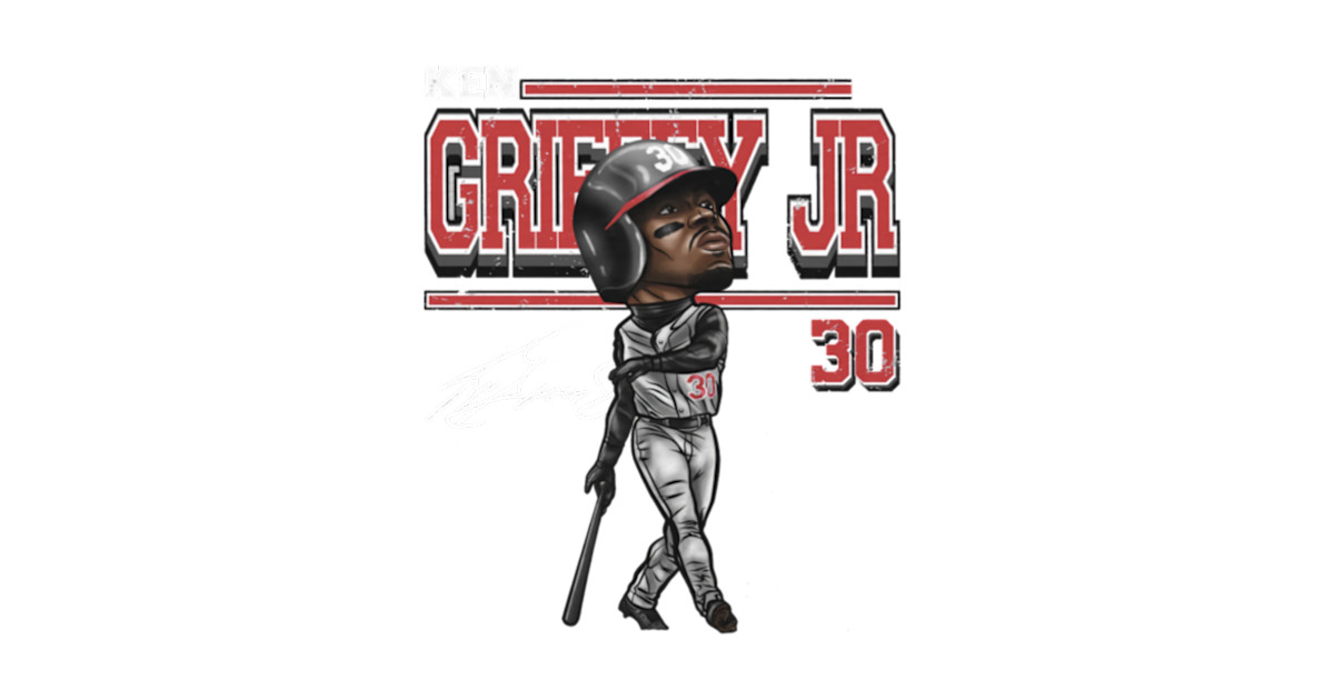 Ken Griffey Jr. Seattle Cartoon - Ken Griffey Jr - T-Shirt | TeePublic