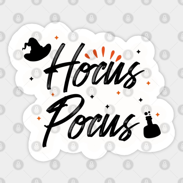 Hocus Pocus Design - Halloween - Sticker | TeePublic